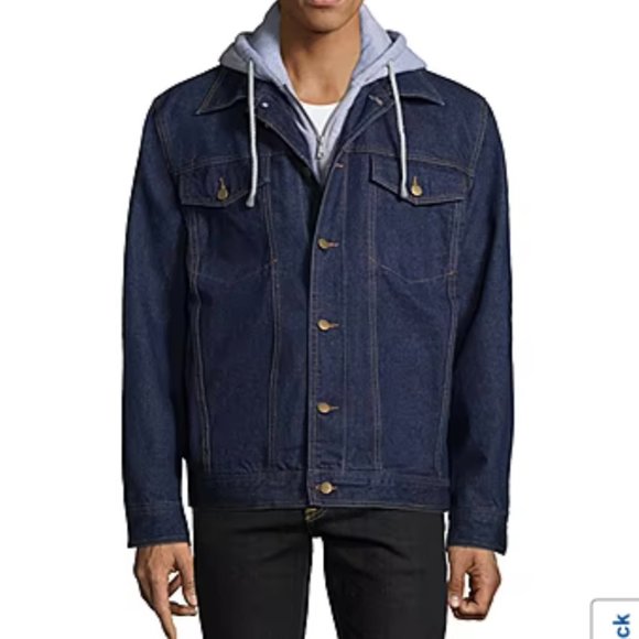 Vans | Jackets & Coats | Vans Av Edict Ii Blue Denim Fleece Lined ...